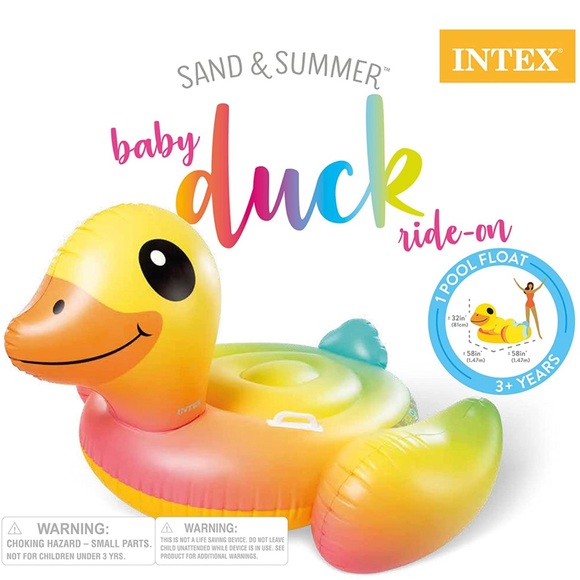Intex | Other | Inflatable Duck For Pool 58x58x32 New Intex | Poshmark